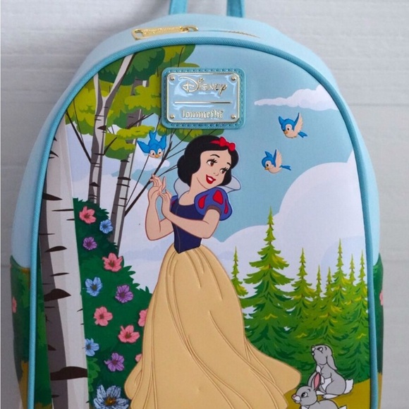 Loungefly | Bags | Loungefly Snow White Enchanted Forest Backpack ...